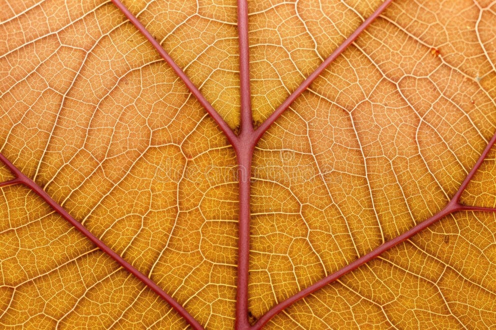 Full Frame for Photosynthesis Texture of Fall Leaf Stock Photo - Image ...