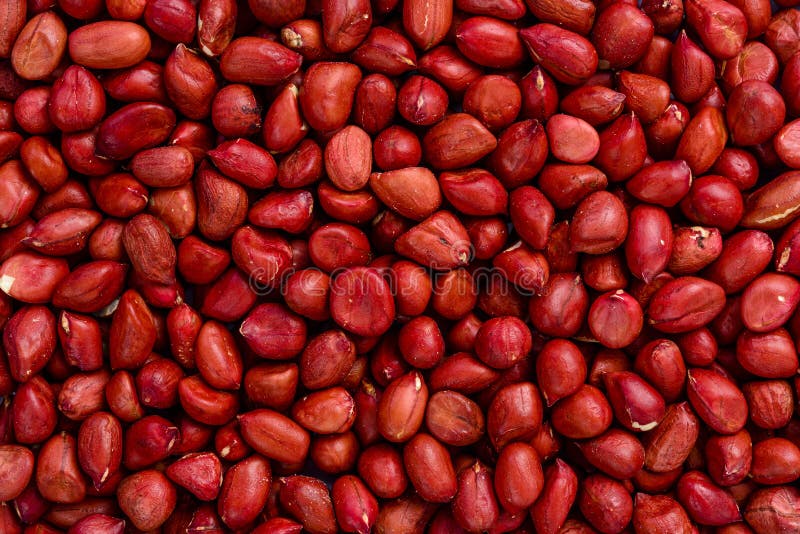 Full Frame with Red Peanuts Stock Image - Image of closeup, cook: 214351769