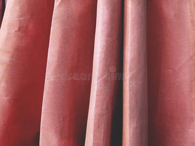 Full Frame Red Umbrella Cloth Texture Background Stock Image - Image of ...