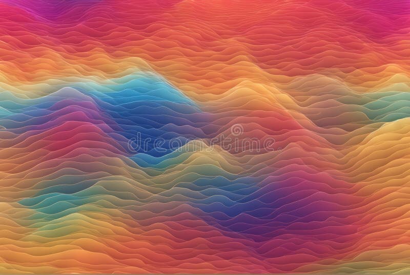 Seamless Abstract Gradient Lines Pattern Background Stock Illustration Illustration Of Line