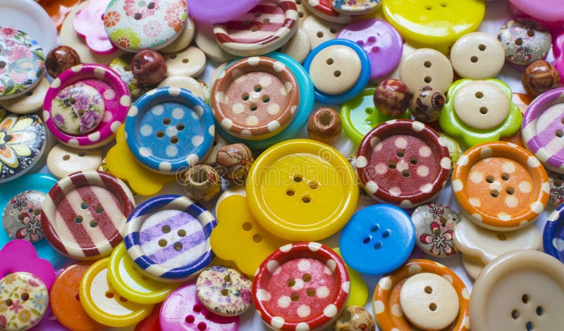 Full Frame and Selective Focus Photo of Various and Colorful Sewing ...