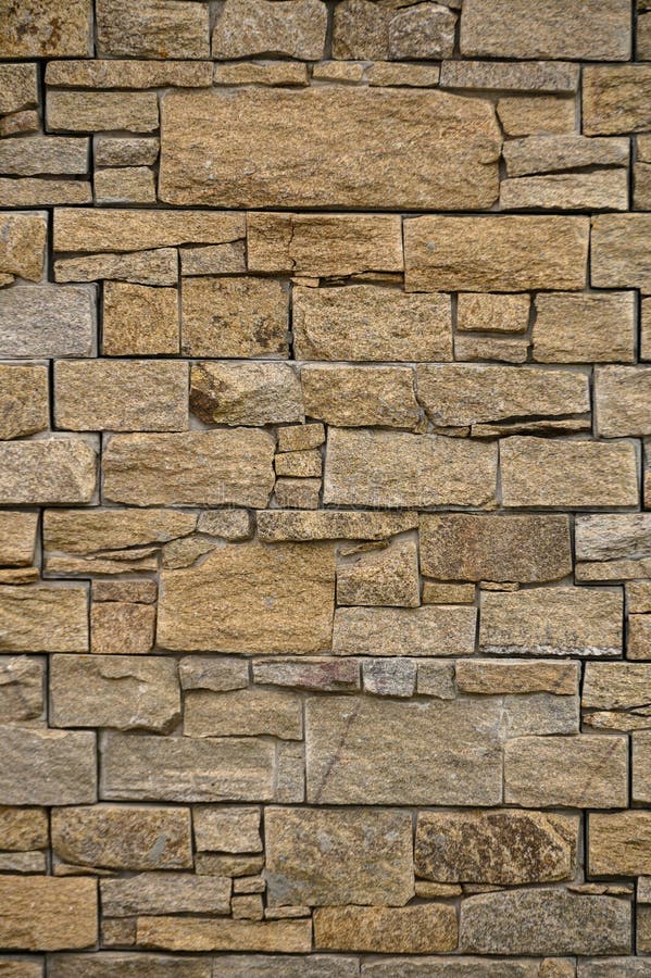 Artificial Stone Cladding. Designed To Resemble Real Stone. 1 Stock ...