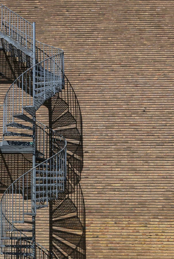 Full Frame Shot of Wall with Spiral Staircase Stock Photo - Image of ...