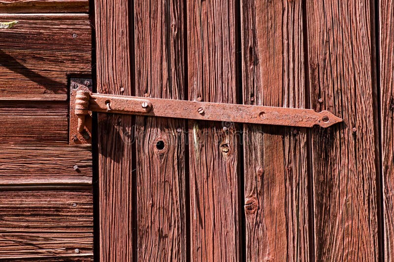 Full Frame Shot of a Wooden Building with Door Stock Photo - Image of ...