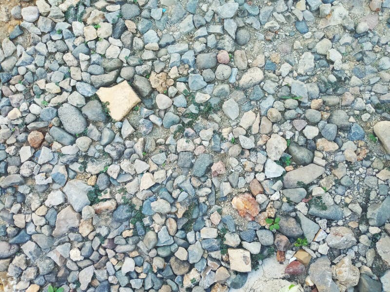 Full Frame of Small Rocks Stones or Pebbles on the Ground Stock Image ...