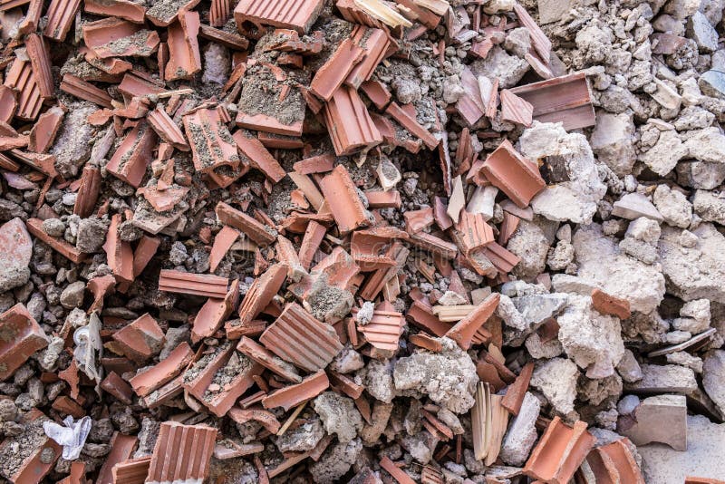 Heap of rubble stock photo. Image of garbage, desolate - 141958158
