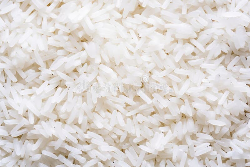Full Frame Texture of Raw, Uncooked White Rice Stock Image - Image of ...