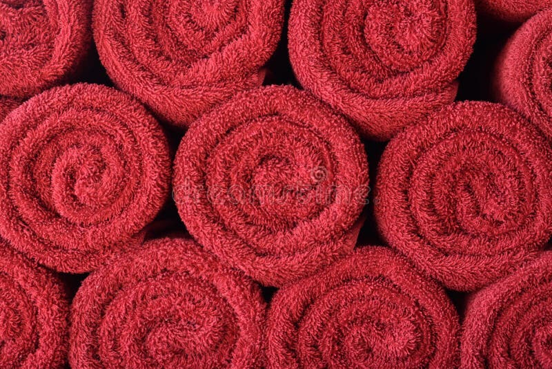 Texture of red towel stock image. Image of cotton, fluffy - 102746109