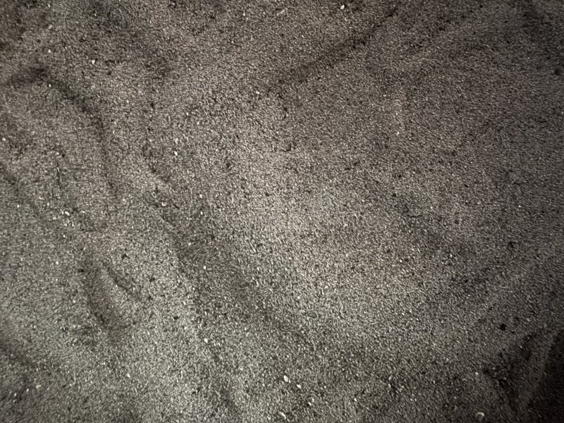 A Full-frame, Textured Close-up of Dark Grey Sand Stock Image - Image ...
