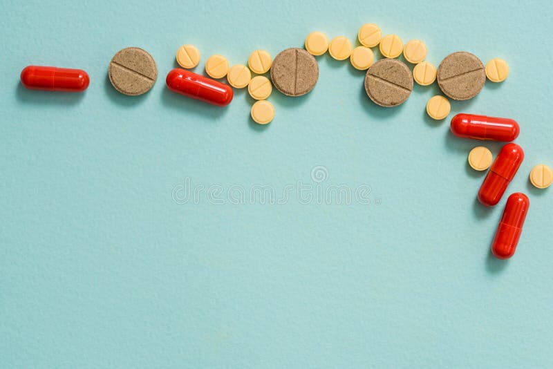 Full Frame Variation of Medicine in Blister Packaging in Pharmaceutical ...