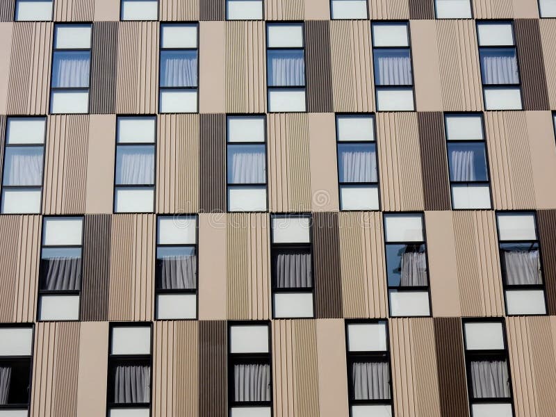 Full Frame View of Modern Building High Angle View Stock Photo - Image ...