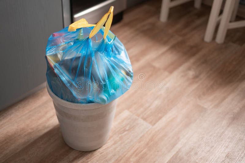 Full garbage trash stock photo. Image of white, pizza - 280331252