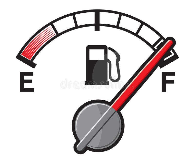 Empty gas tank stock vector. Illustration of gasoline - 32620346