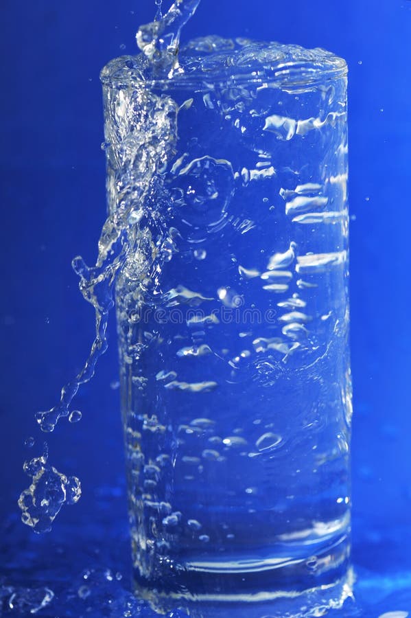 Full glass stock photo. Image of motion, cool, bubble - 10093346