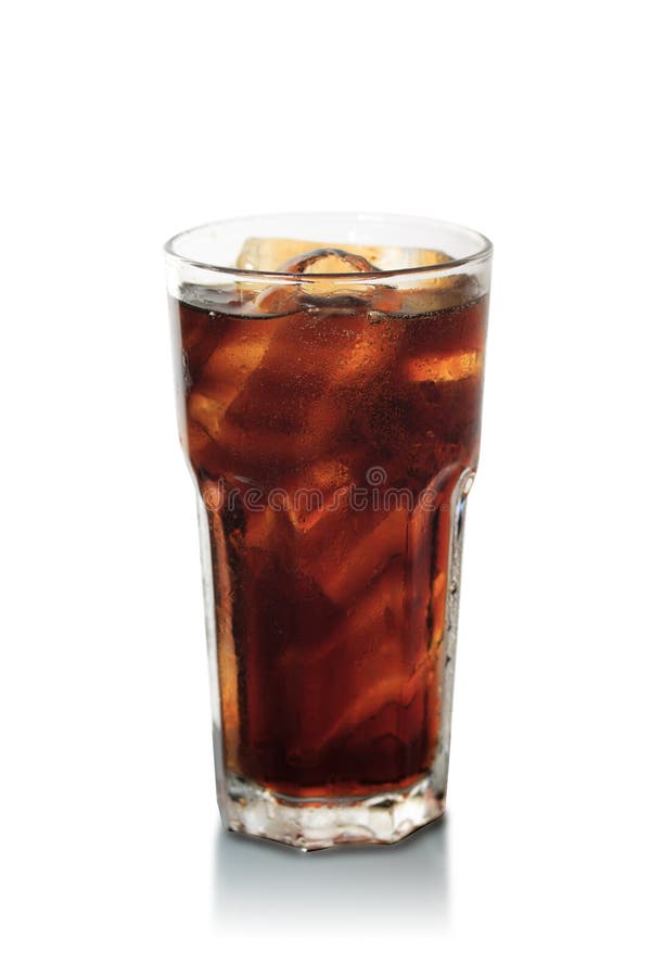Full glass of cola stock photo. Image of refreshment - 49937494