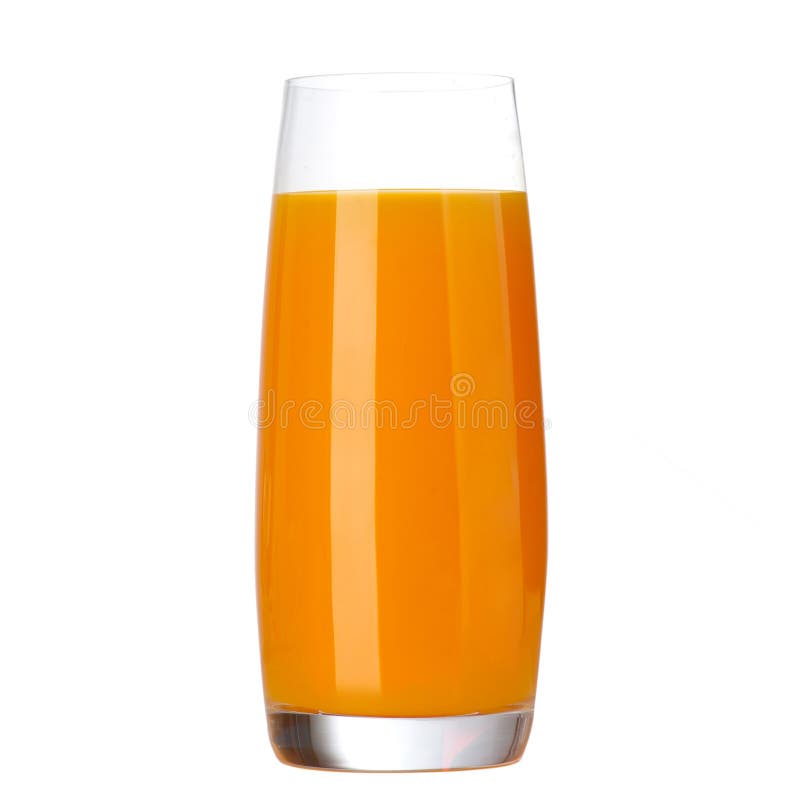 Full glass of orange juice stock image. Image of juice - 26366361