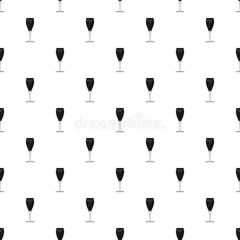 Full Glass Pattern Seamless Vector Stock Vector - Illustration of full ...