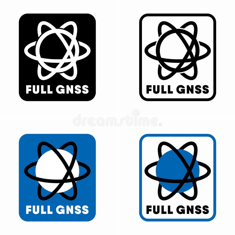 Full GNSS Vector Information Sign Stock Vector - Illustration of ...