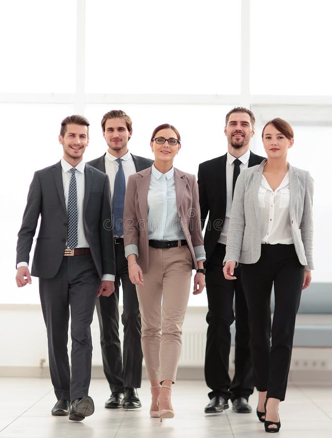 In Full Growth.a Group of Successful Business People Stock Photo ...