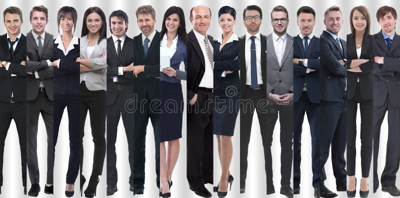 In Full Growth. the Group is Successful Young Entrepreneurs Stock Photo ...