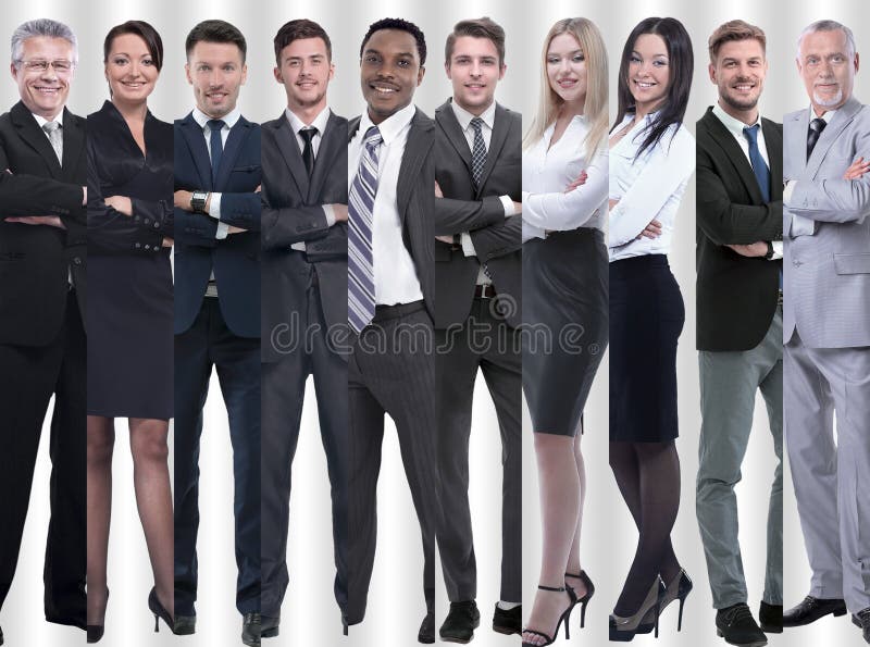 In Full Growth. Modern Successful Business People. Stock Photo - Image ...