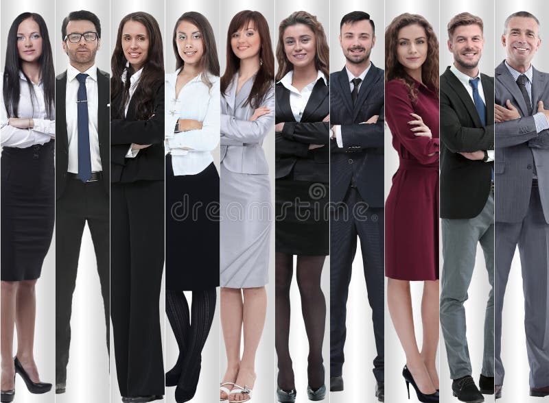 In Full Growth. Modern Successful Business People. Stock Image - Image ...