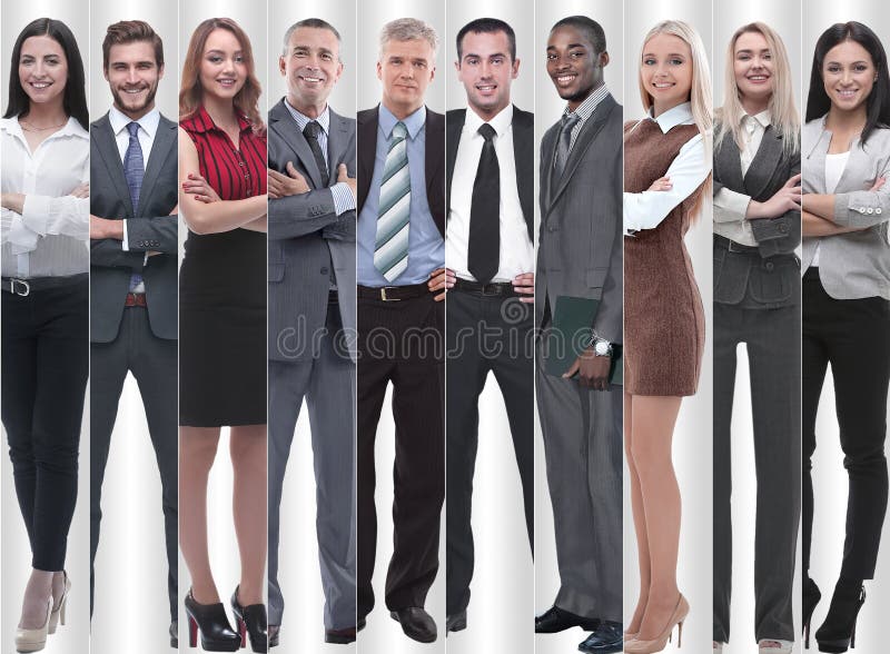 In Full Growth. Modern Successful Business People. Stock Photo - Image ...