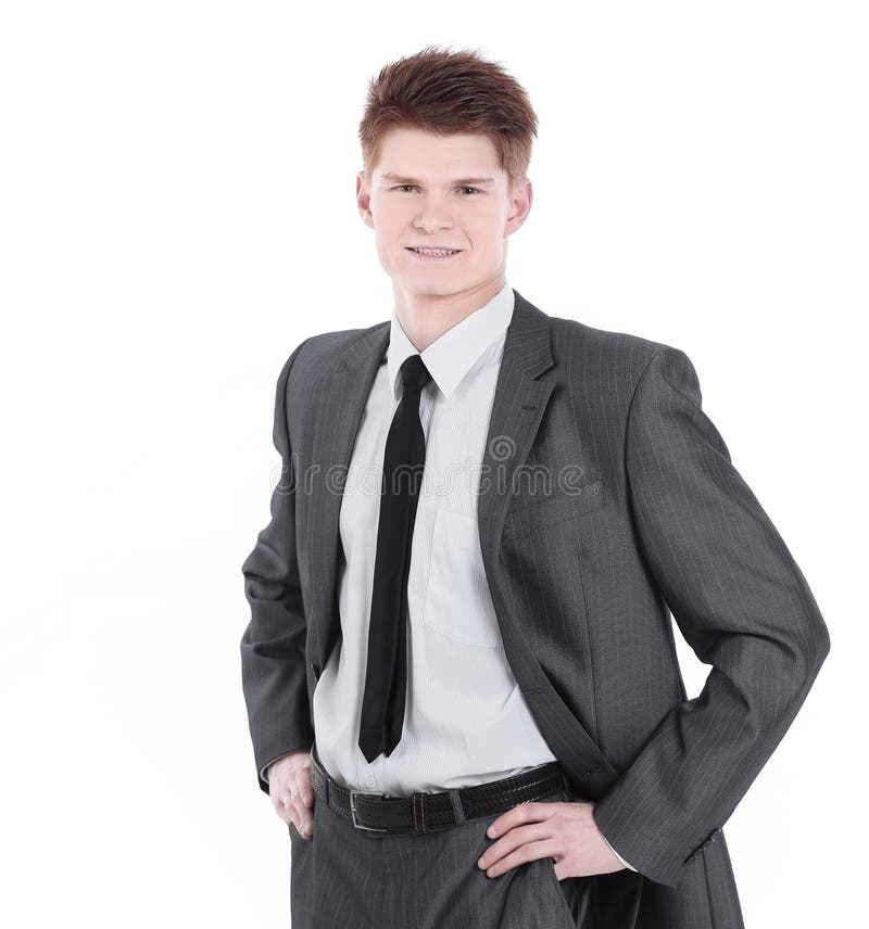 In Full Growth.portrait of a Young Professional Stock Photo - Image of ...