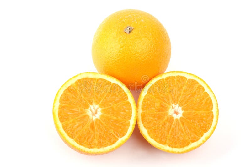 Full And Half Orange stock image. Image of orange, drinking - 16740741