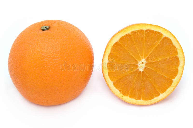 Half Orange and Orange stock photo. Image of exotic - 281503994