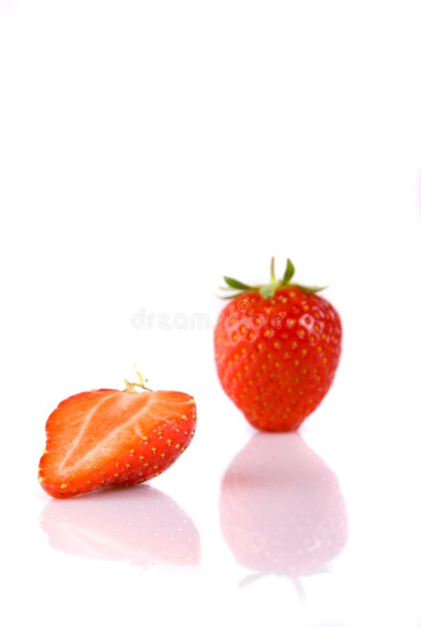 Full And Half Of A Strawberry Picture. Image: 2574675