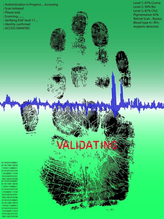 Full Hand Black Fingerprint Stock Photo - Image of fingerprint ...