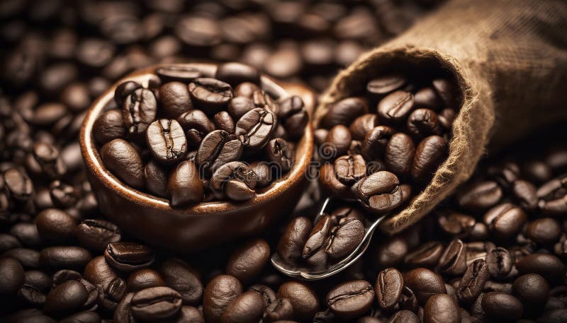 Hd Coffee Beans Background, Coffee Wallpaper, Coffe Beans on the Table ...