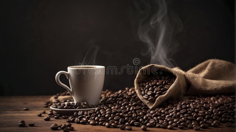 Hd Coffee Beans Background, Coffee Wallpaper, Coffe Beans on the Table ...