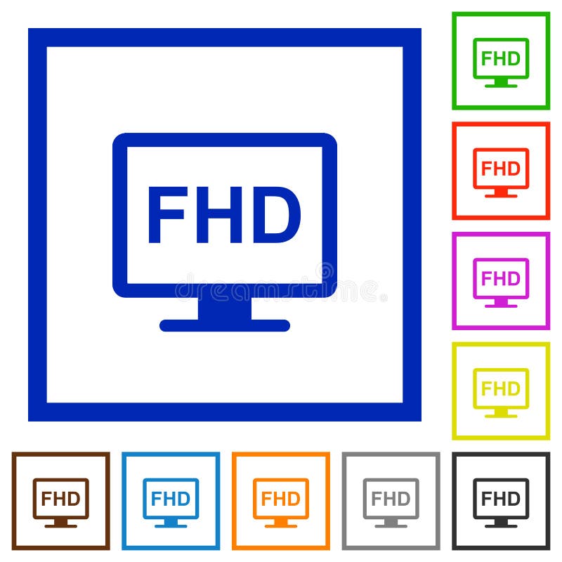 Fullhd Icons Stock Illustrations – 63 Fullhd Icons Stock Illustrations ...