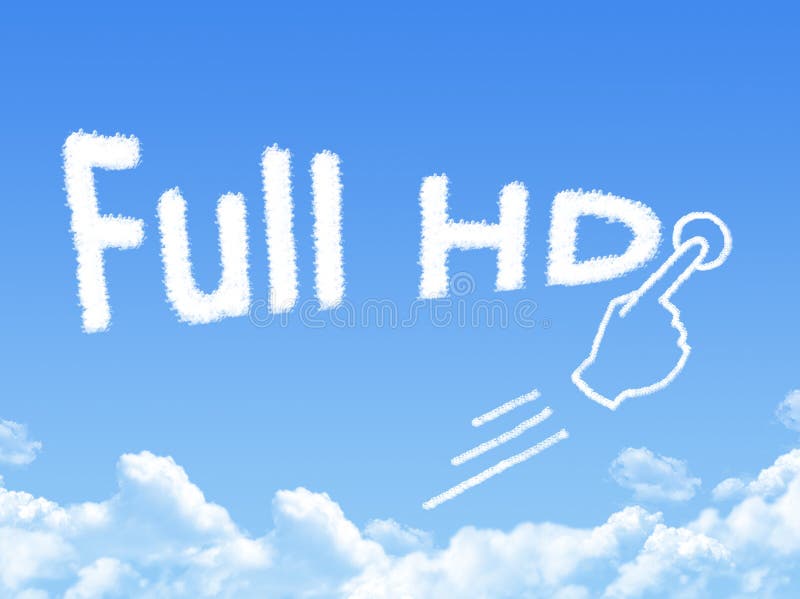 Full HD Message Cloud Shape Stock Illustration - Illustration of idea ...
