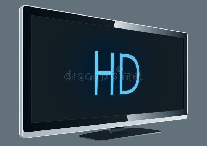 Full HD TV stock vector. Illustration of cable, relaxation - 11494035