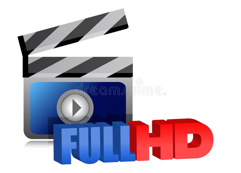 Full HD Video Sign Illustration Design Stock Illustration ...