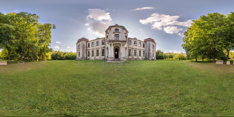 Full Hdri Seamless Spherical 360 Panorama Near Old Abandoned Medieval ...