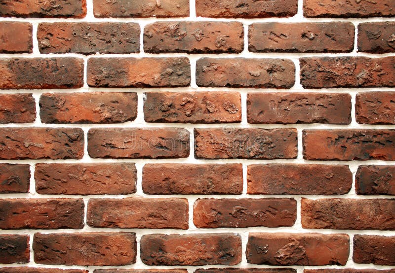 Horizontal Full Texture of Old Brick Wall. Background Texture of Retro ...