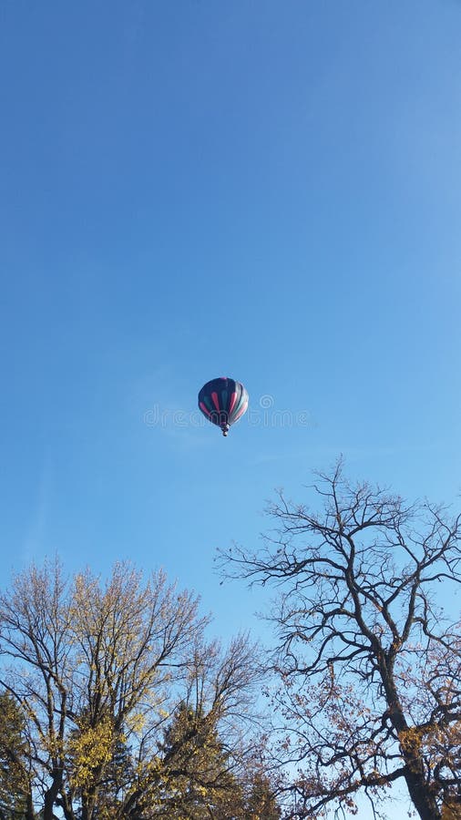 Full of hot air stock photo. Image of trees, balloon - 52579530