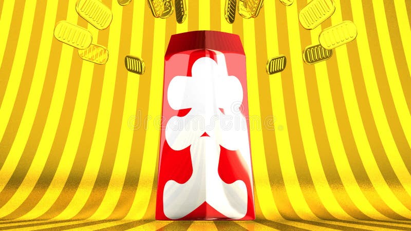 Full House Bonus and Oval Coin on Gold Background Stock Video - Video ...