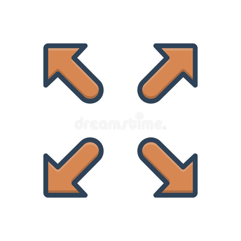 Color Illustration Icon for Full, Whole and Entire Stock Illustration ...