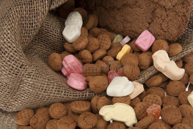 Sinterklaas candy stock photo. Image of brown, white - 11544098
