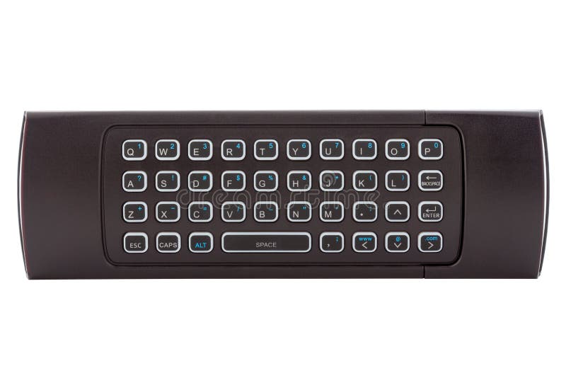 Full Keyboard Remote Control for Smart Tv Stock Photo - Image of ...