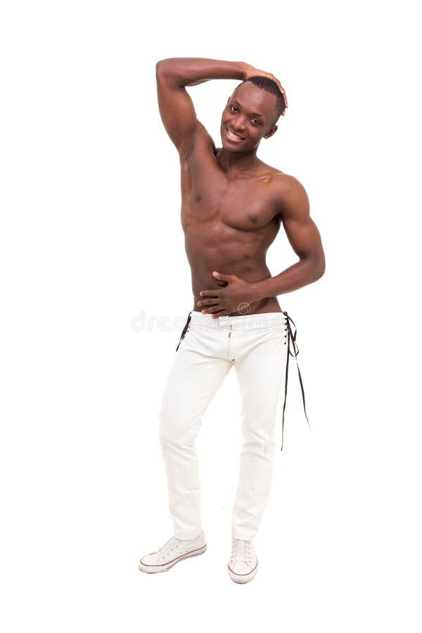 Friendly Smiling Muscular Man Stock Photo - Image of fitness ...