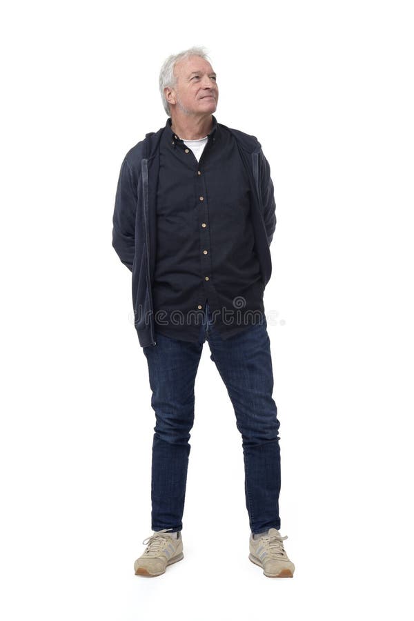 259 Old Man Stand Back View Stock Photos - Free & Royalty-Free Stock ...