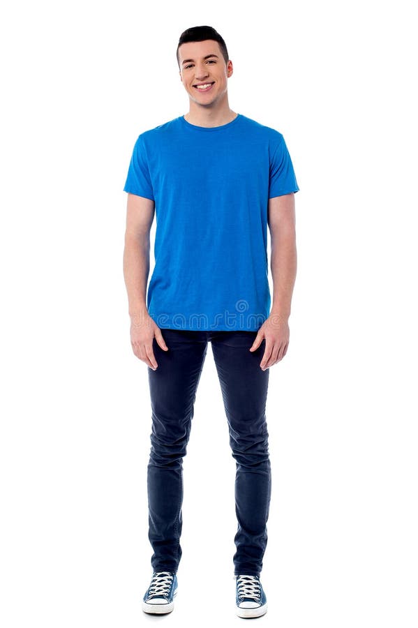 Full Length Image of Young Smart Guy Stock Photo - Image of smart ...
