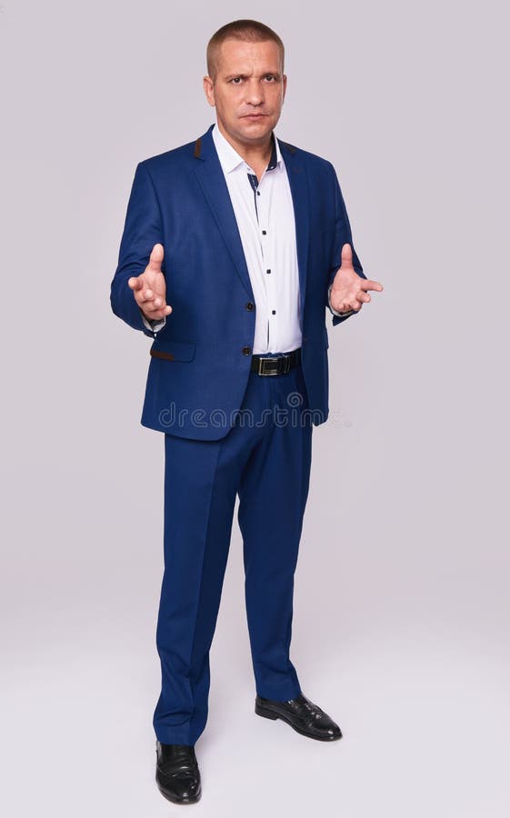 Angry Man Standing in a Fighting Position Stock Image - Image of ...