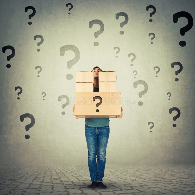 Mail delivery stock image. Image of boxes, holding, mark - 128595347